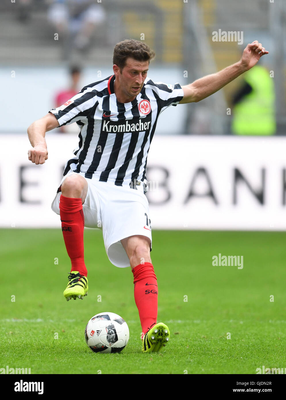 Frankfurt's David Abraham in action during the soccer test match ...