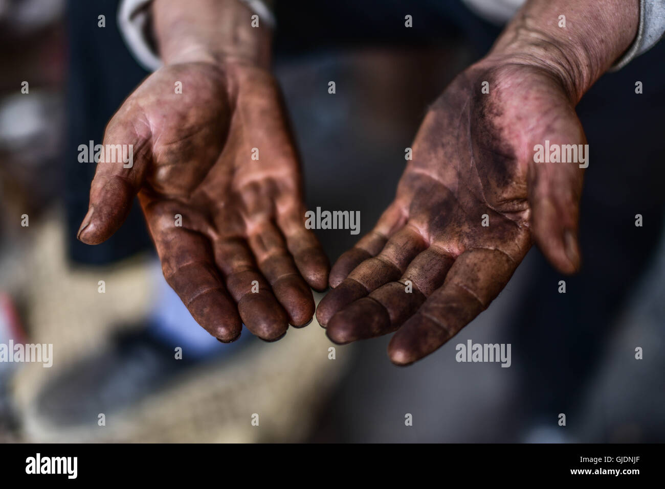 Calloused hands hi-res stock photography and images - Alamy