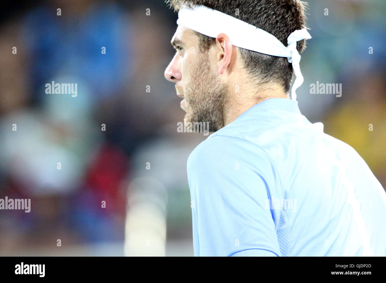 Rio de Janeiro, Brazil. 14th Aug, 2016. Juan Martín del Potro in the ...