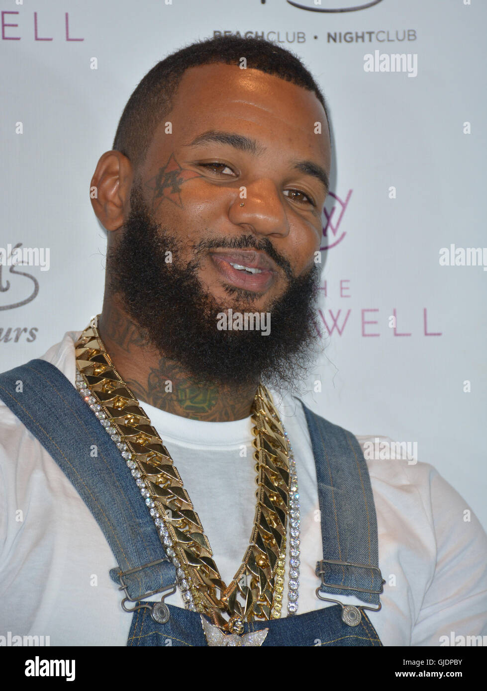 Las Vegas, Nevada, USA. 15th Aug, 2016. Rapper The Game makes his Drai ...
