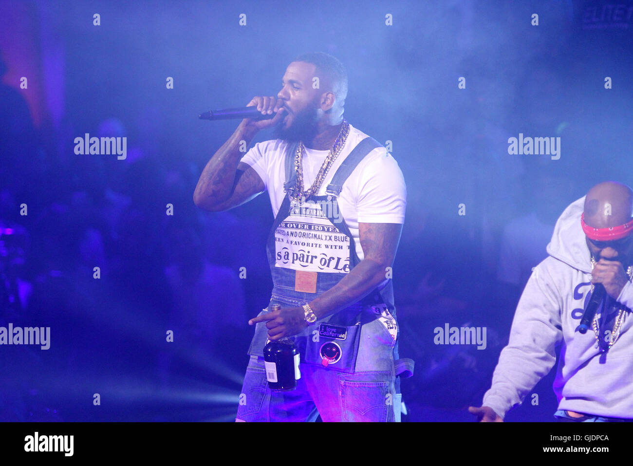 Las Vegas, Nevada, USA. 15th Aug, 2016. Rapper The Game makes his Drai ...