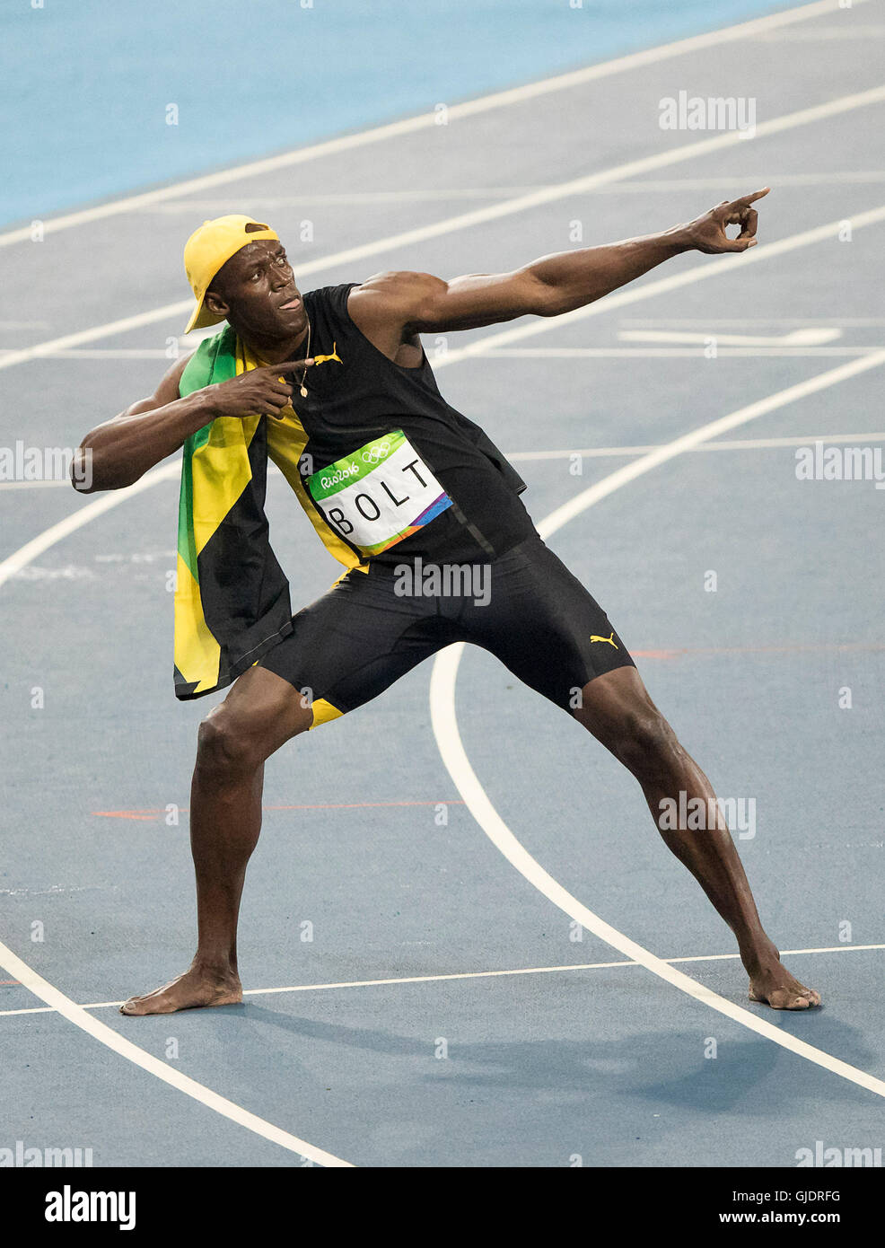 Rio de Janeiro, RJ, Brazil. 14th Aug, 2016. OLYMPICS ATHLETICS: Usain ...
