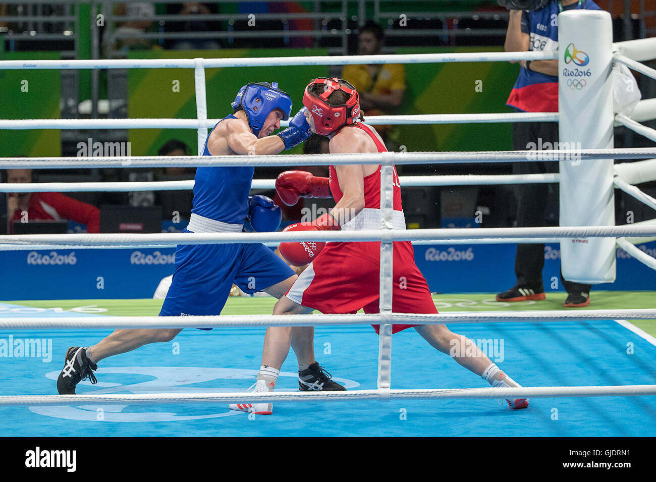 Rio de Janeiro, RJ, Brazil. 15th Aug, 2016. OLYMPICS BOXING: Mira ...