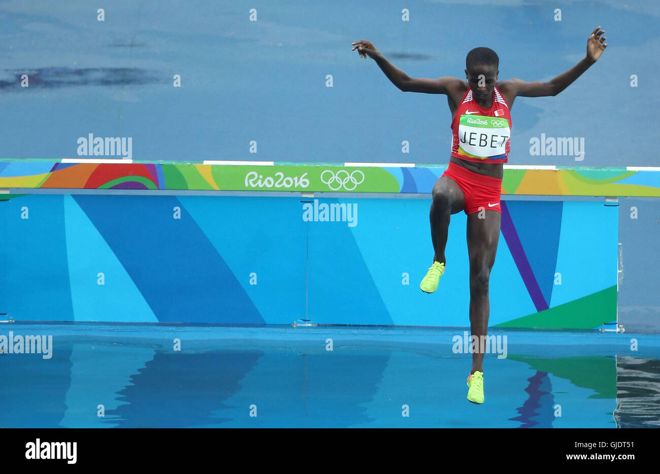 Rio De Janeiro, Brazil. 15th Aug, 2016. Bahrain's Ruth Jebet competes ...