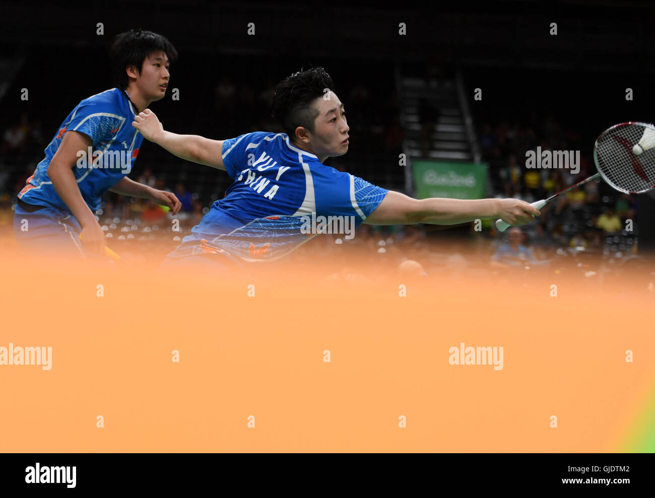 Rio De Janeiro, Brazil. 15th Aug, 2016. China's Tang Yuanting and Yu ...