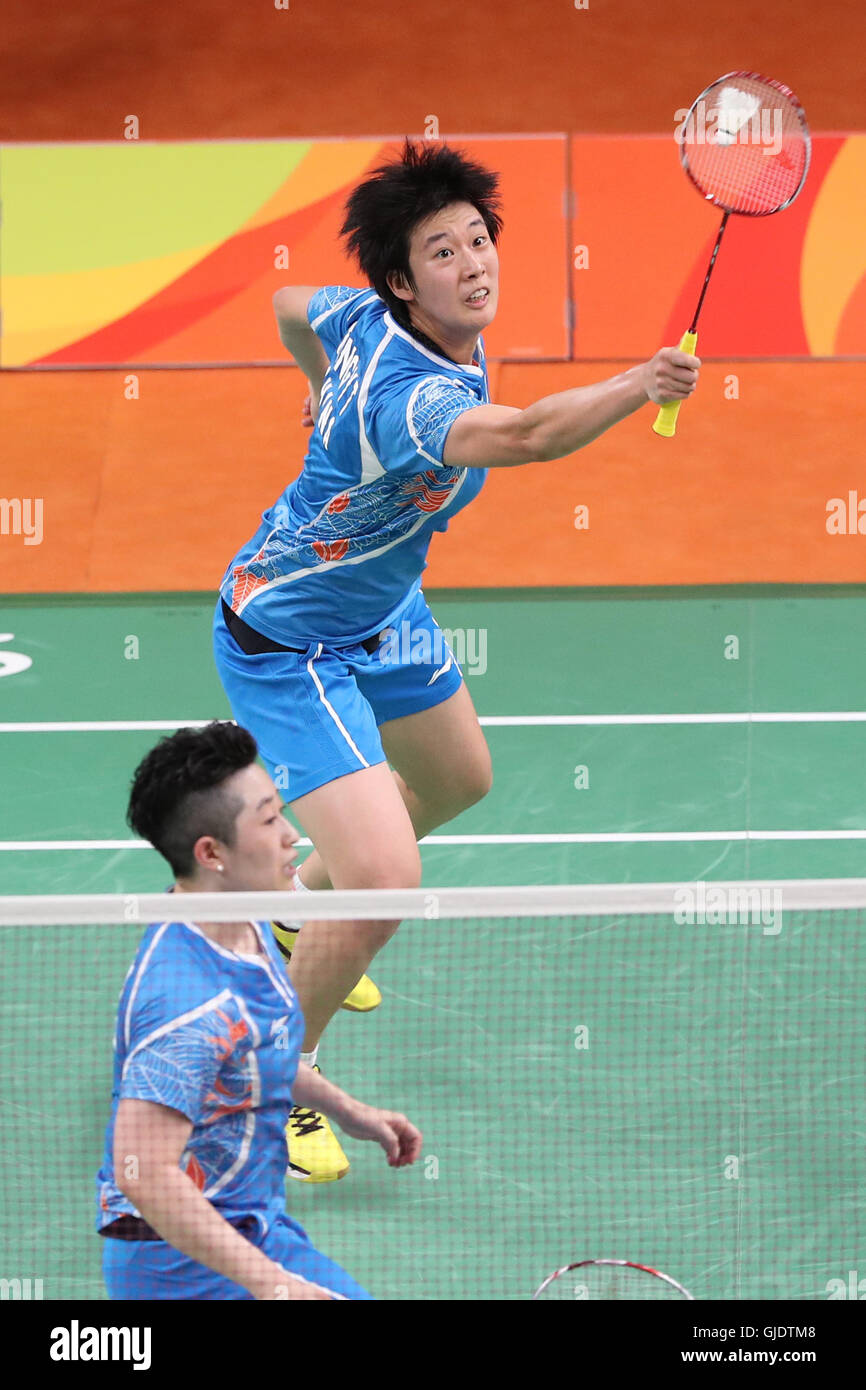 Rio De Janeiro, Brazil. 15th Aug, 2016. China's Tang Yuanting and Yu ...