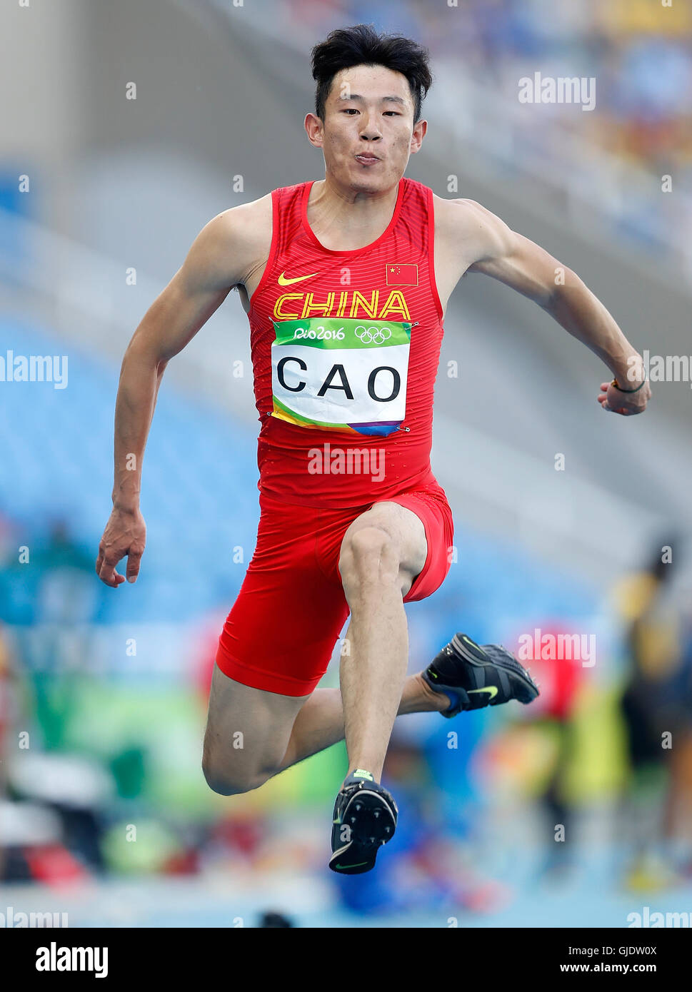Rio De Janeiro, Brazil. 15th Aug, 2016. China's Cao Shuo competes ...