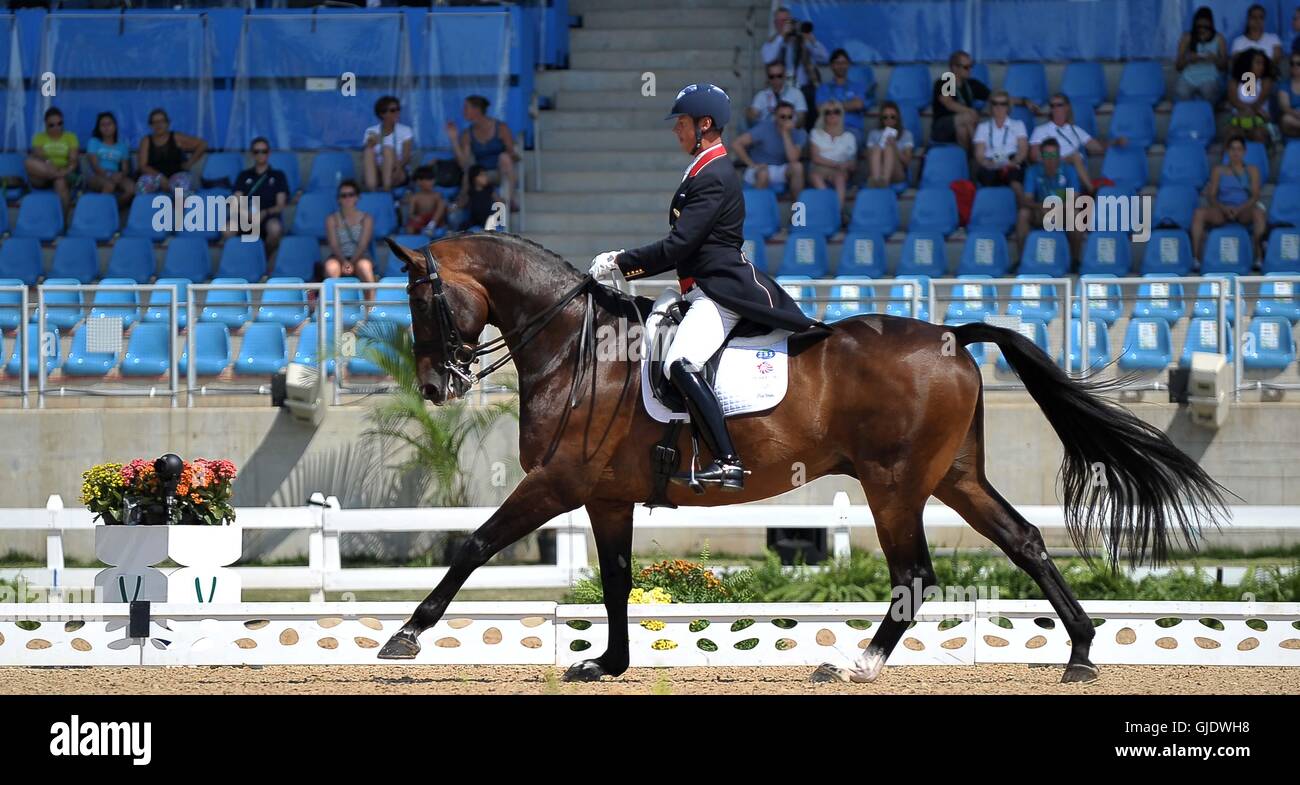 Rio de Janeiro, Brazil. 15th August, 2016. Carl Hester (GBR) riding Nip ...