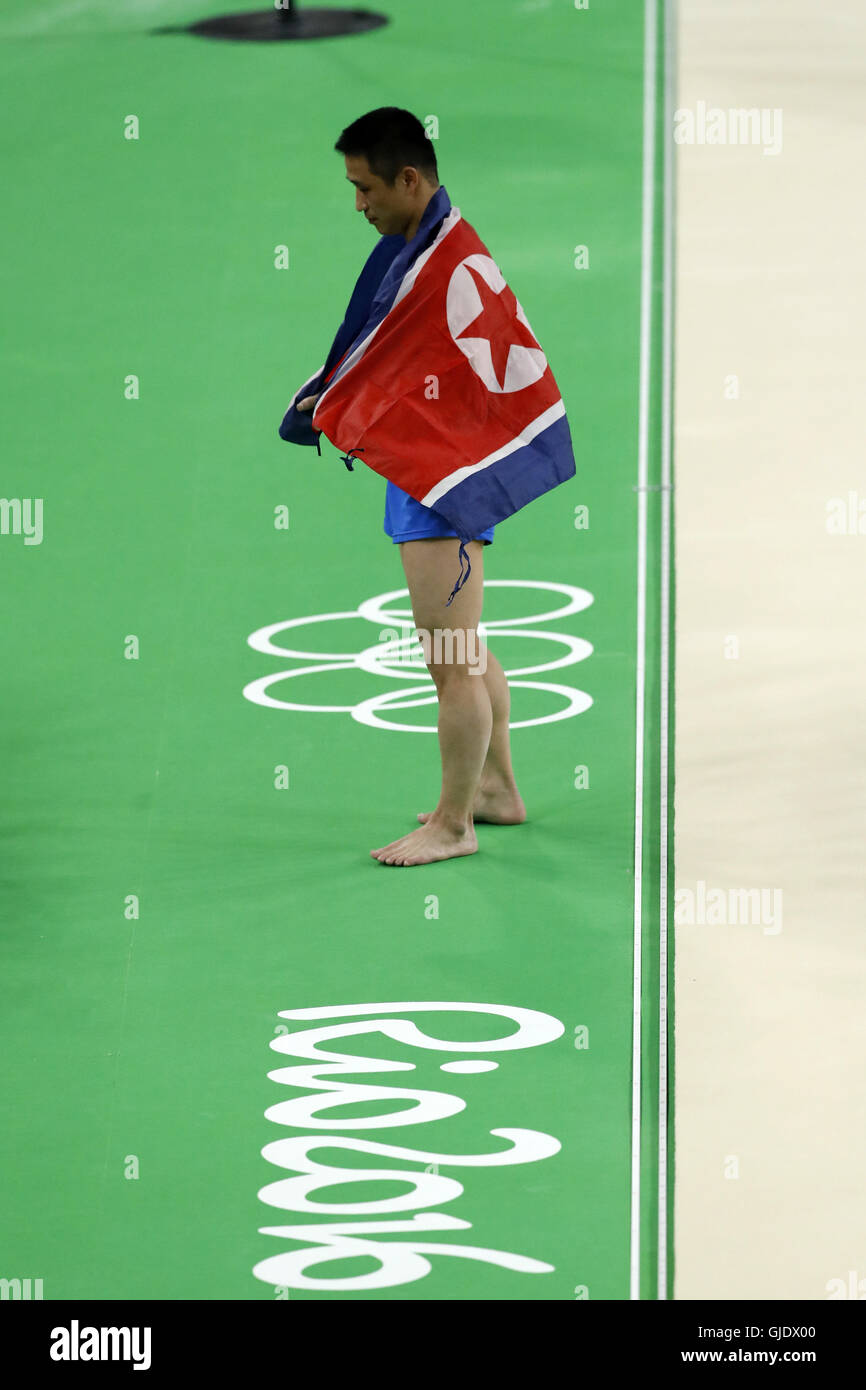 Rio De Janeiro, Brazil. 15th Aug, 2016. Ri Se Gwang of the Democratic ...