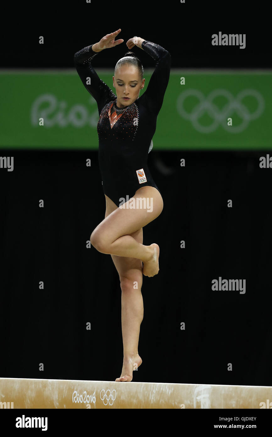 Rio De Janeiro, Brazil. 15th Aug, 2016. The Netherlands' Sanne Wevers ...