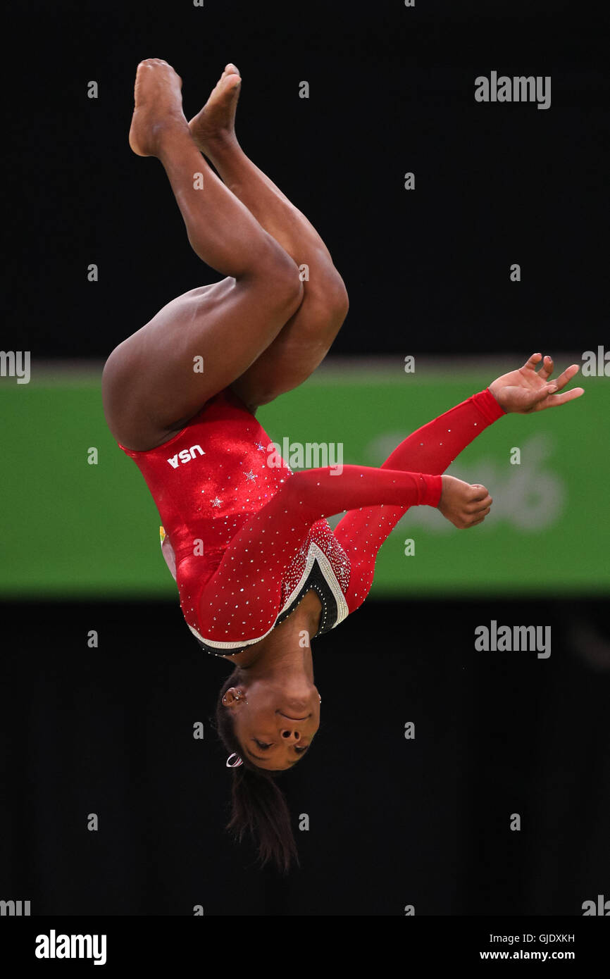 Rio De Janeiro, Brazil. 15th Aug, 2016. Simone Biles of the United ...