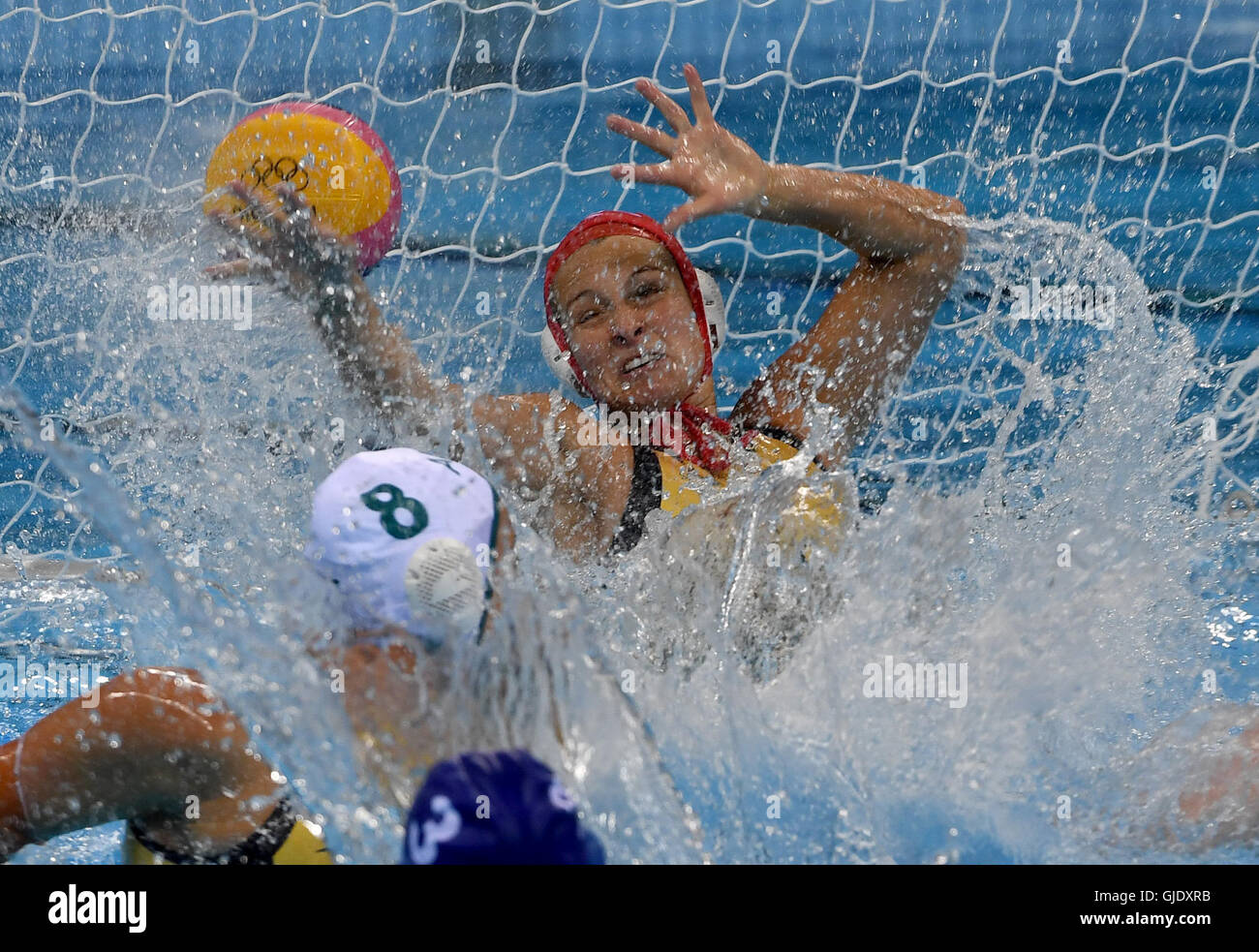 Rio De Janeiro, Brazil. 15th Aug, 2016. Lea Yanitsas (top) of Australia ...