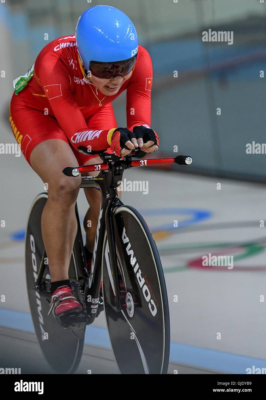 Rio De Janeiro, Brazil. 15th Aug, 2016. China's Luo Xiaoling competes ...