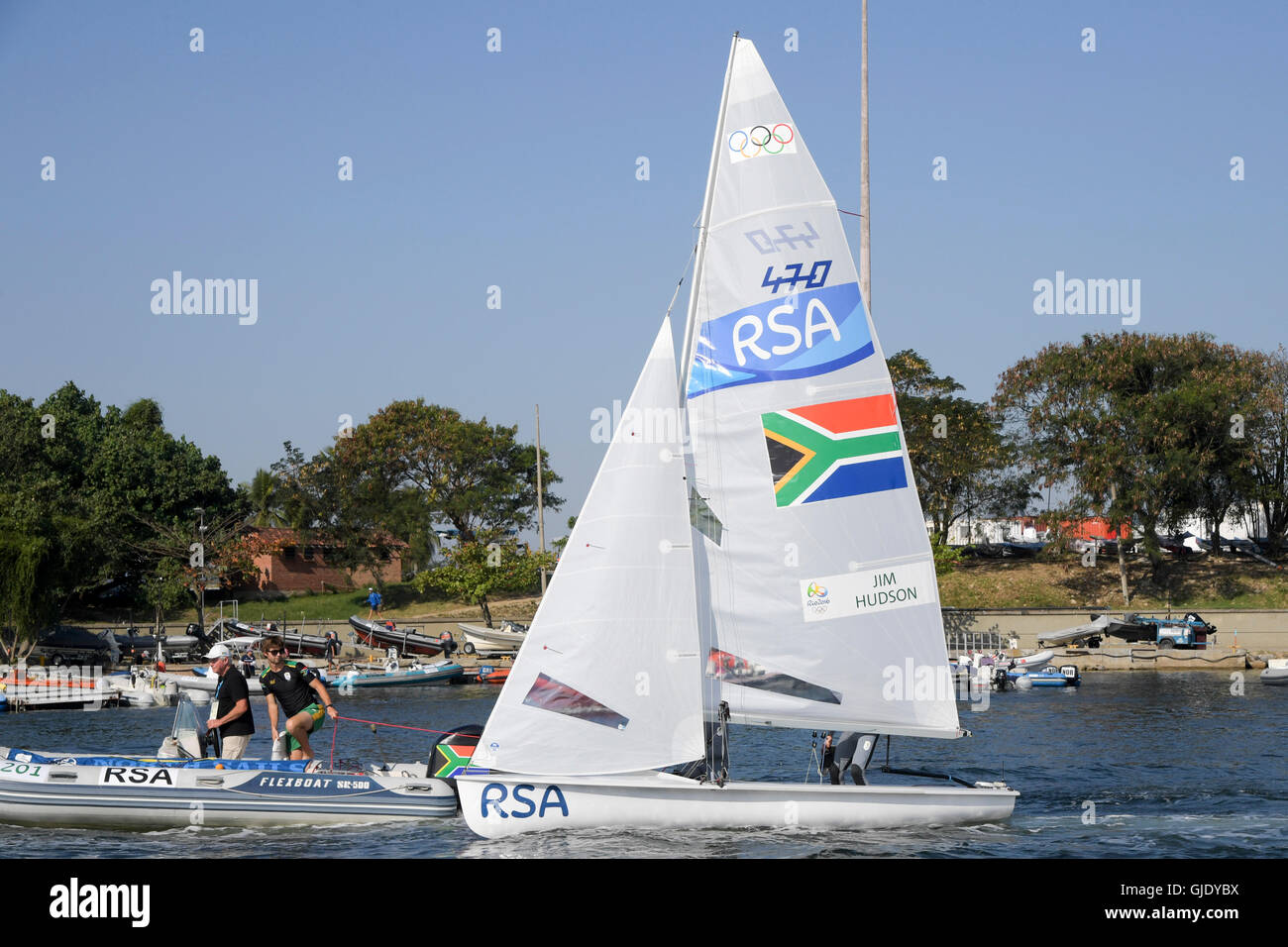 Rio de Janeiro, Brazil. 15th August, 2016. South African team (RSA) JIM ...