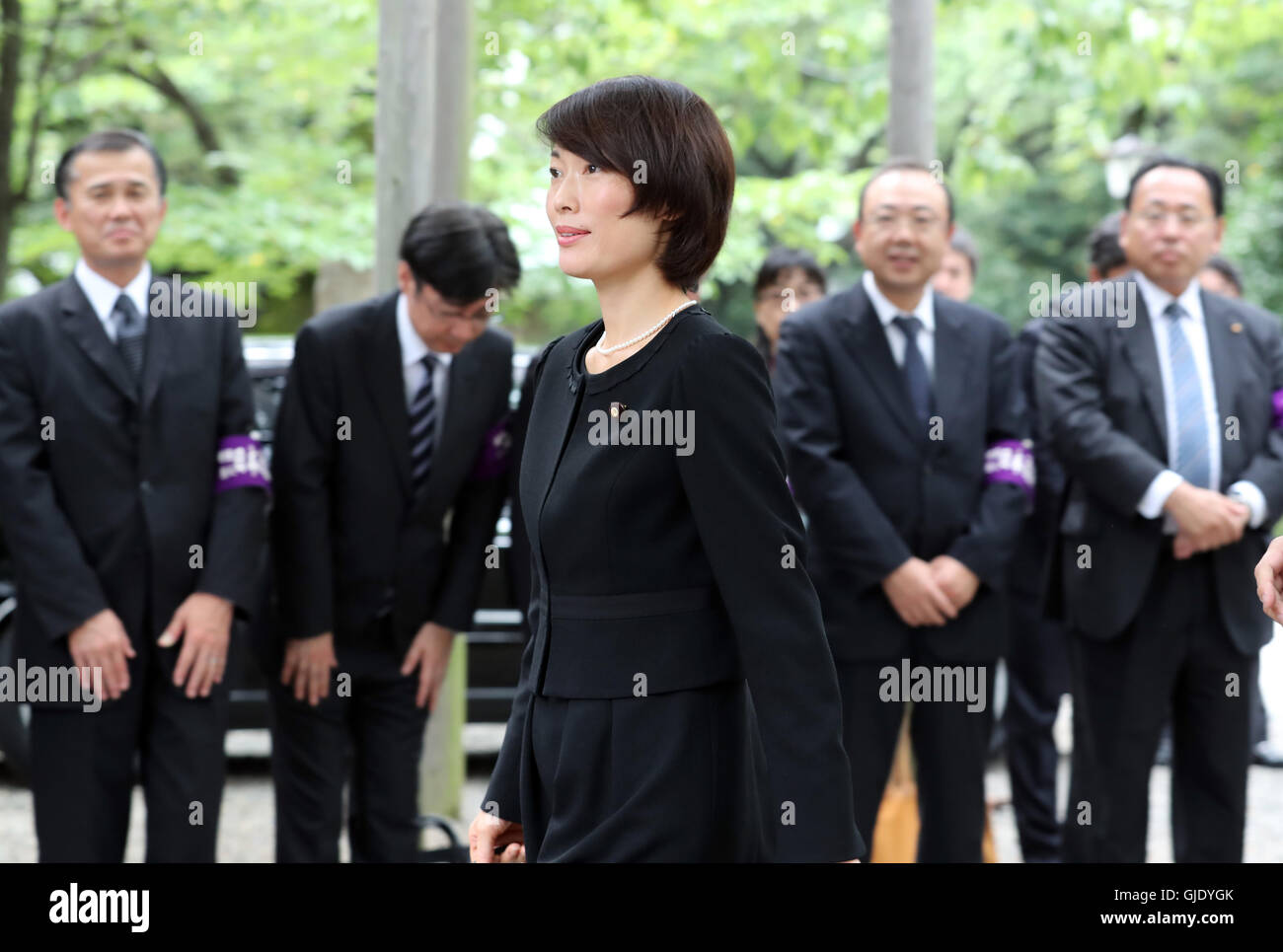 Tokyo, Japan. 15th Aug, 2016. Japanese Olympic Minoister Tamayo ...