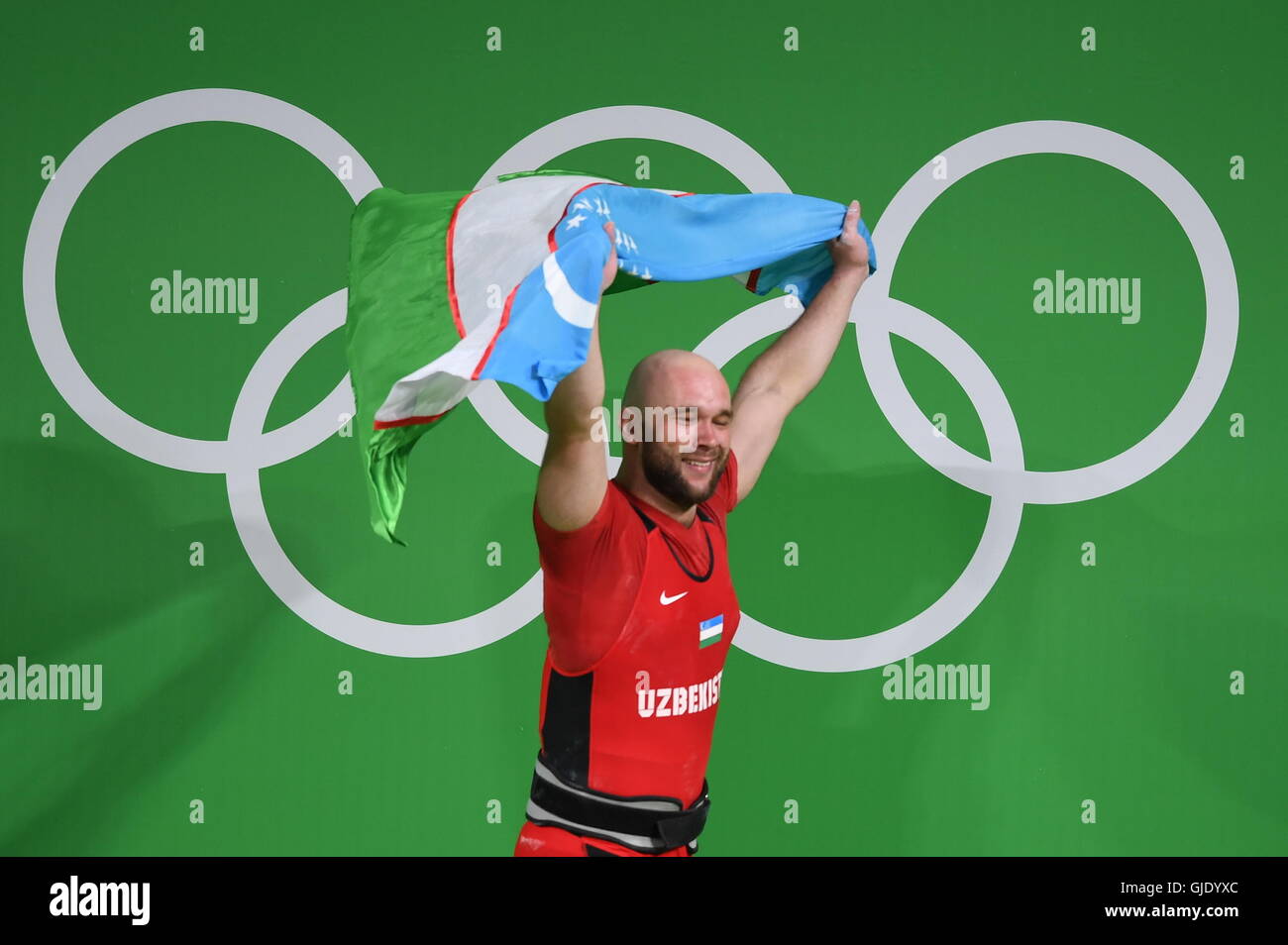 Rio De Janeiro, Brazil. 15th Aug, 2016. Ruslan Nurudinov of Uzbekistan ...
