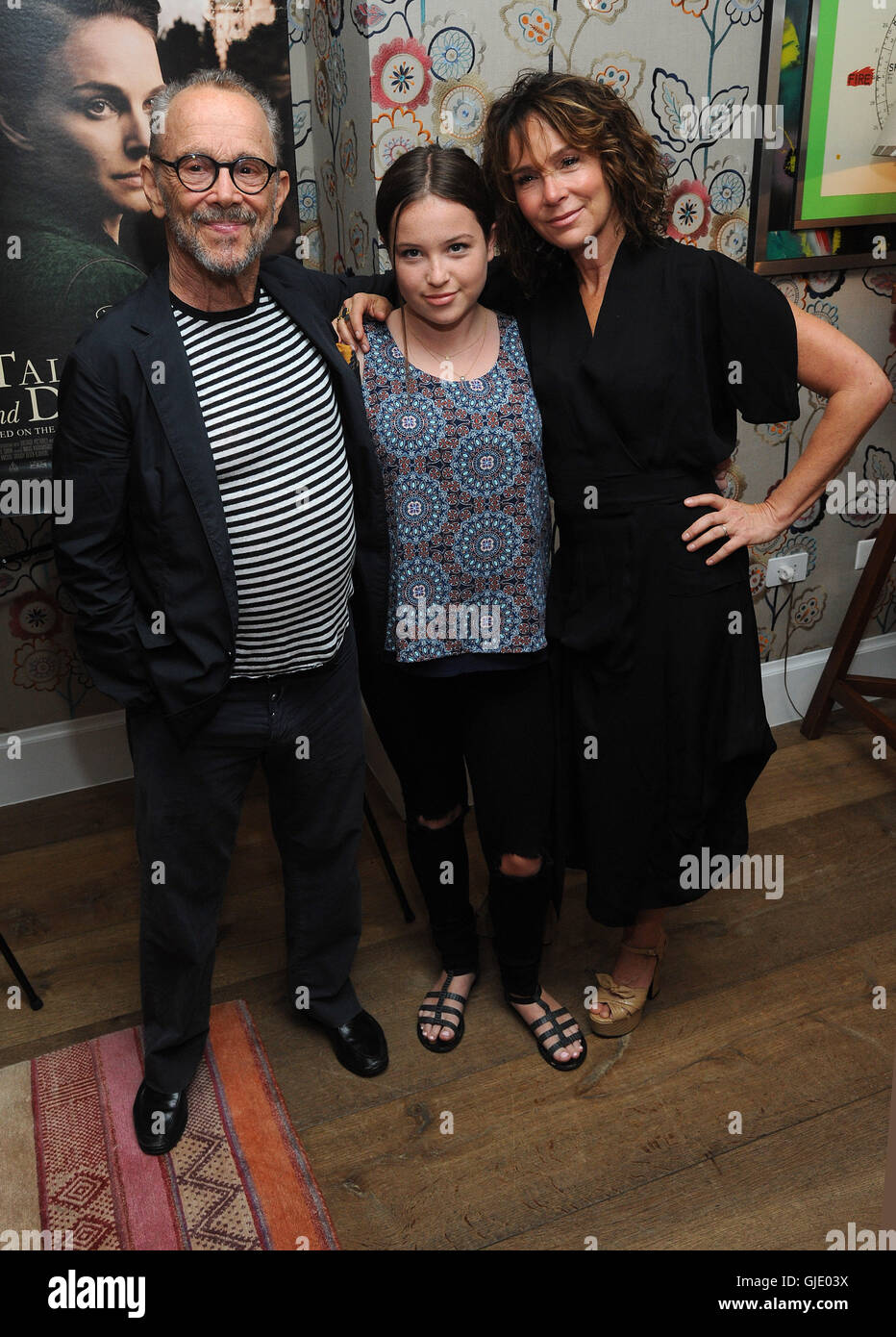 New York, USA. 15th August, 2016. Joel Grey, Stella Grey and Jennifer ...