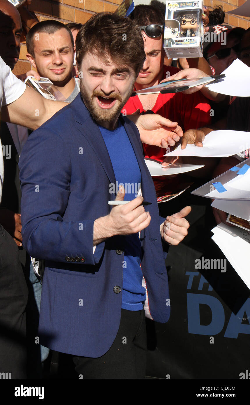 New York, USA. 15th August, 2016. Daniel Radcliffe at The Daily Show ...