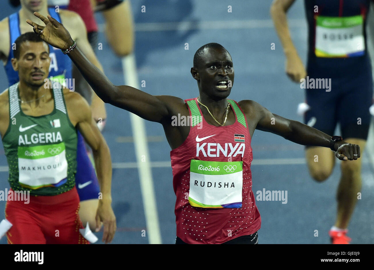Rio De Janeiro, Brazil. 15th Aug, 2016. Lekuta David Rudisha of Kenya ...