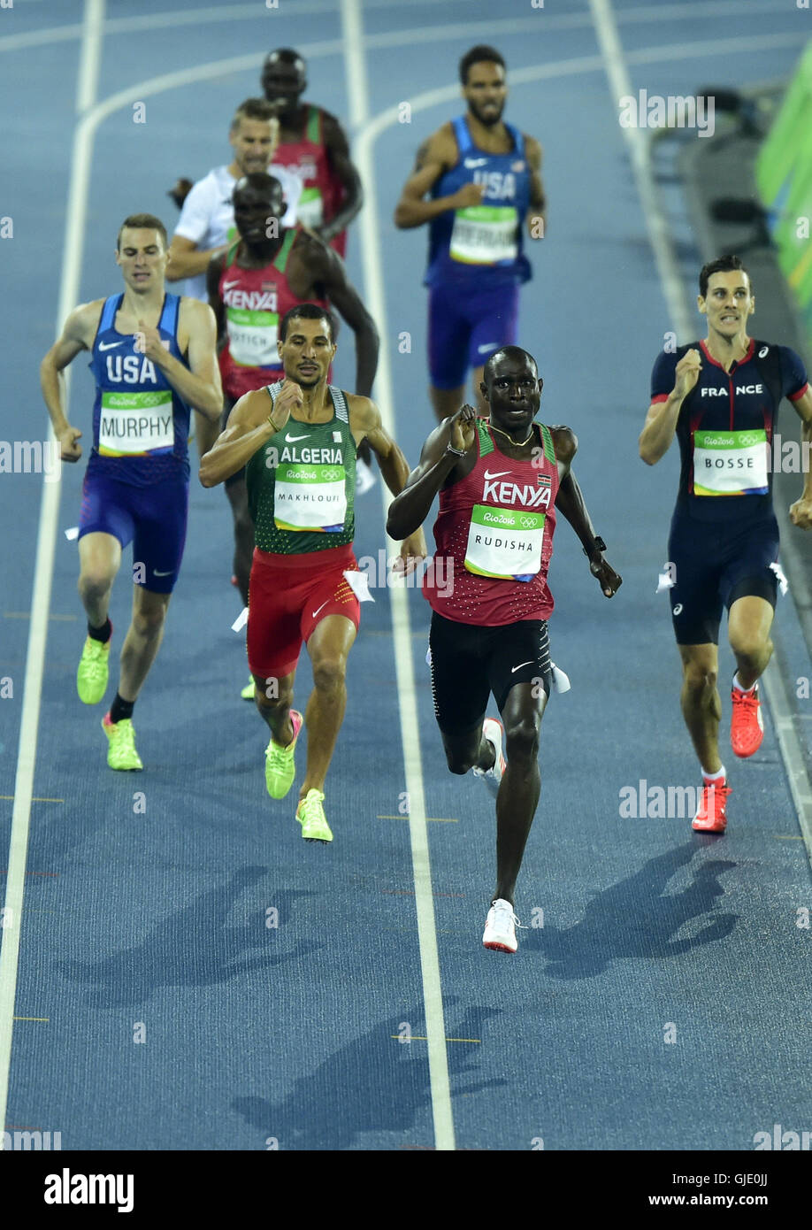 Rio De Janeiro, Brazil. 15th Aug, 2016. Lekuta David Rudisha of Kenya ...