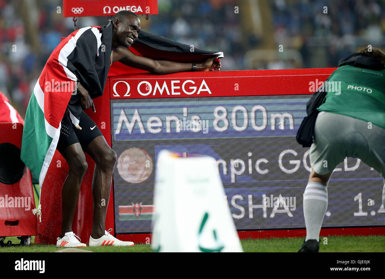 Rio De Janeiro, Brazil. 15th Aug, 2016. Lekuta David Rudisha of Kenya ...