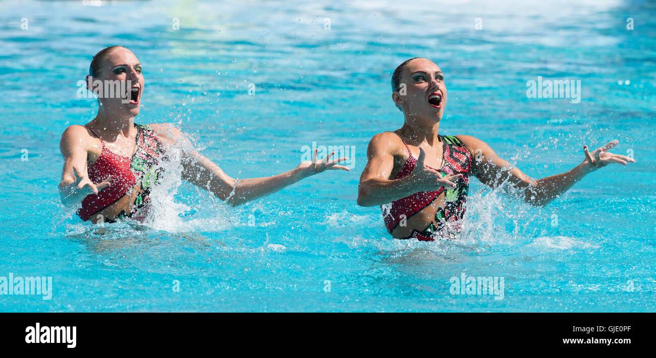 Rio de Janeiro, Brazil. 15th Aug, 2016. Natalia Ishchenko & Svetlana ...