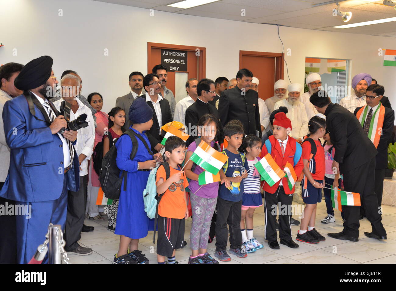 Toronto, Canada. 15th August, 2016. Consulate General of India (Toronto ...