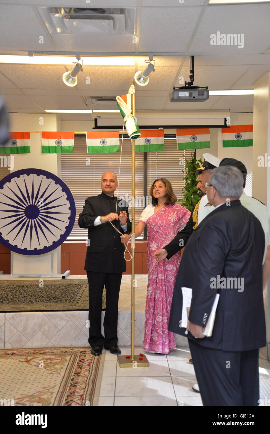Toronto, Canada. 15th August, 2016. Consulate General of India (Toronto ...