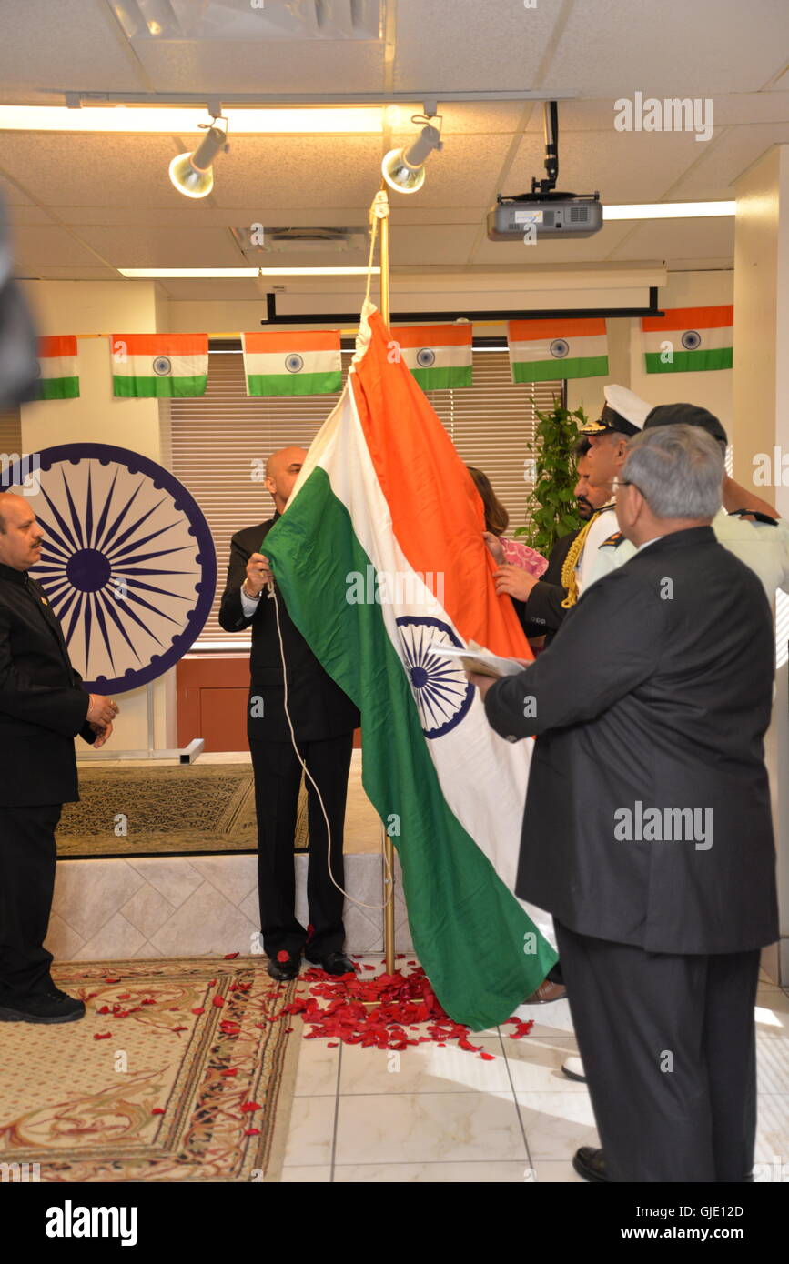 Toronto, Canada. 15th August, 2016. Consulate General of India (Toronto ...