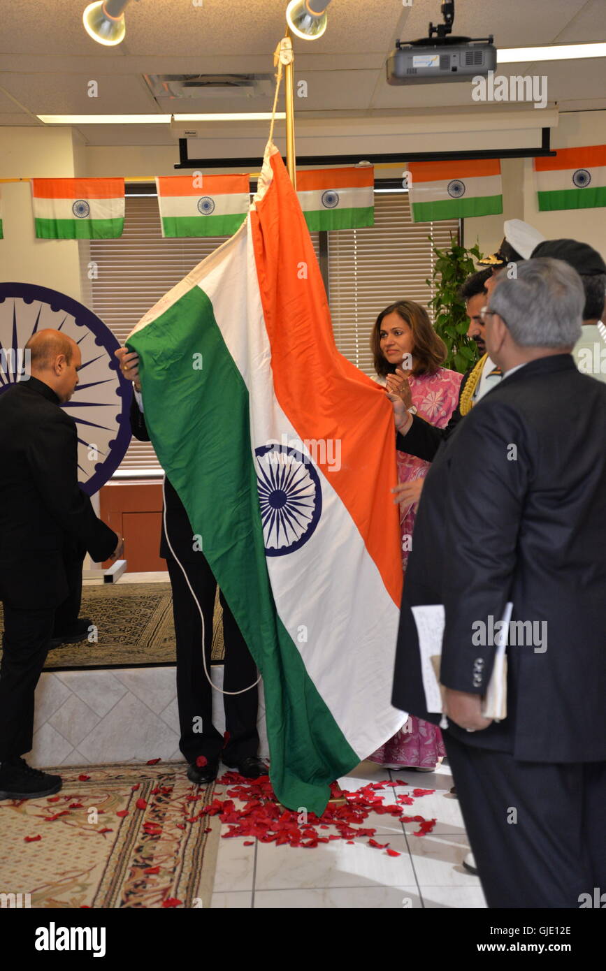Toronto, Canada. 15th August, 2016. Consulate General of India (Toronto ...