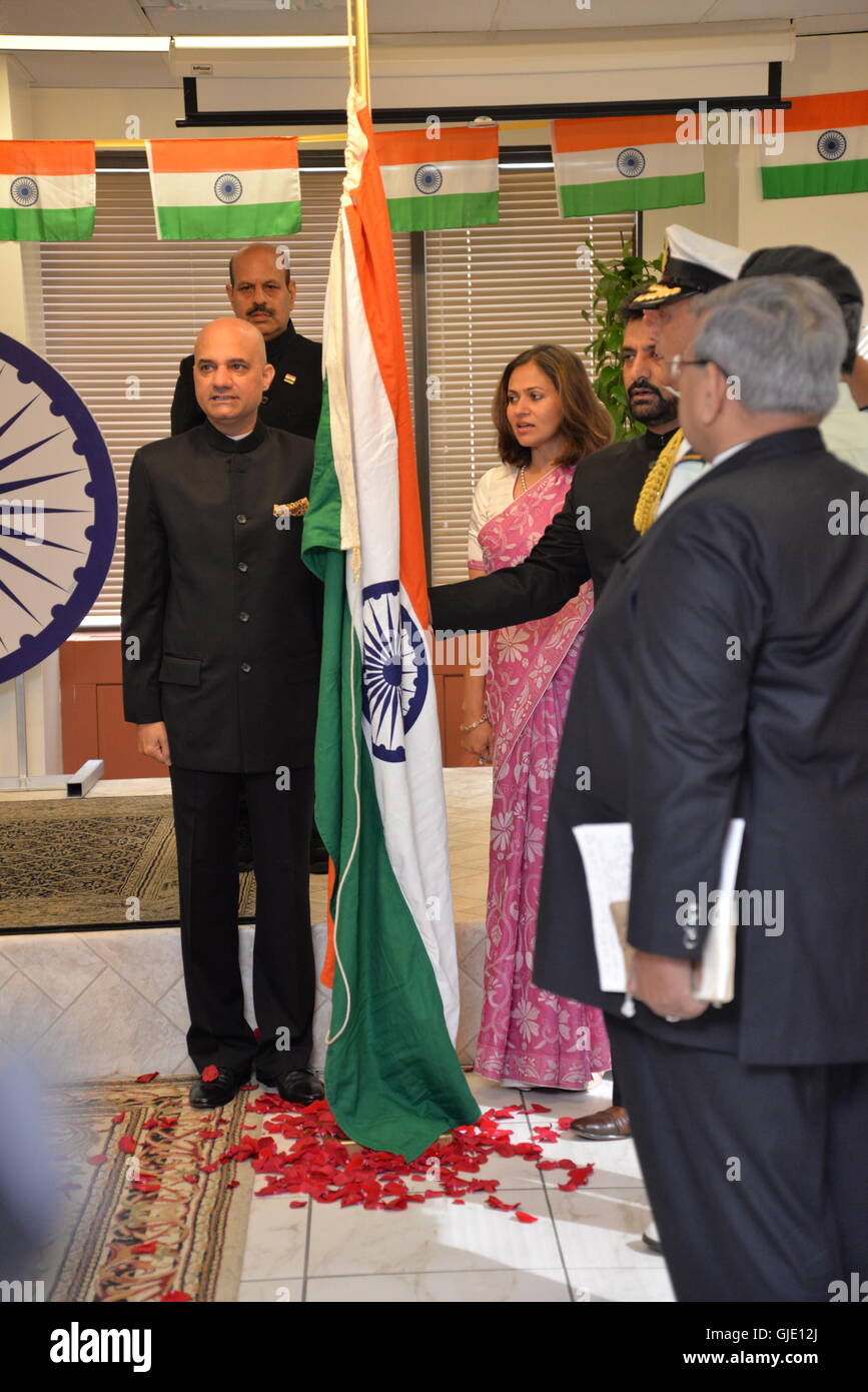 Toronto, Canada. 15th August, 2016. Consulate General of India (Toronto ...