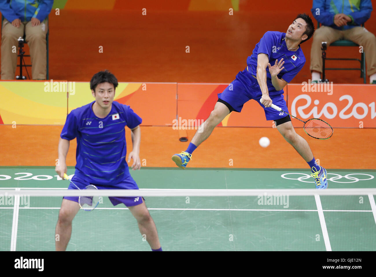 Rio de Janeiro, Brazil. 15th Aug, 2016. Hiroyuki Endo & Kenichi ...