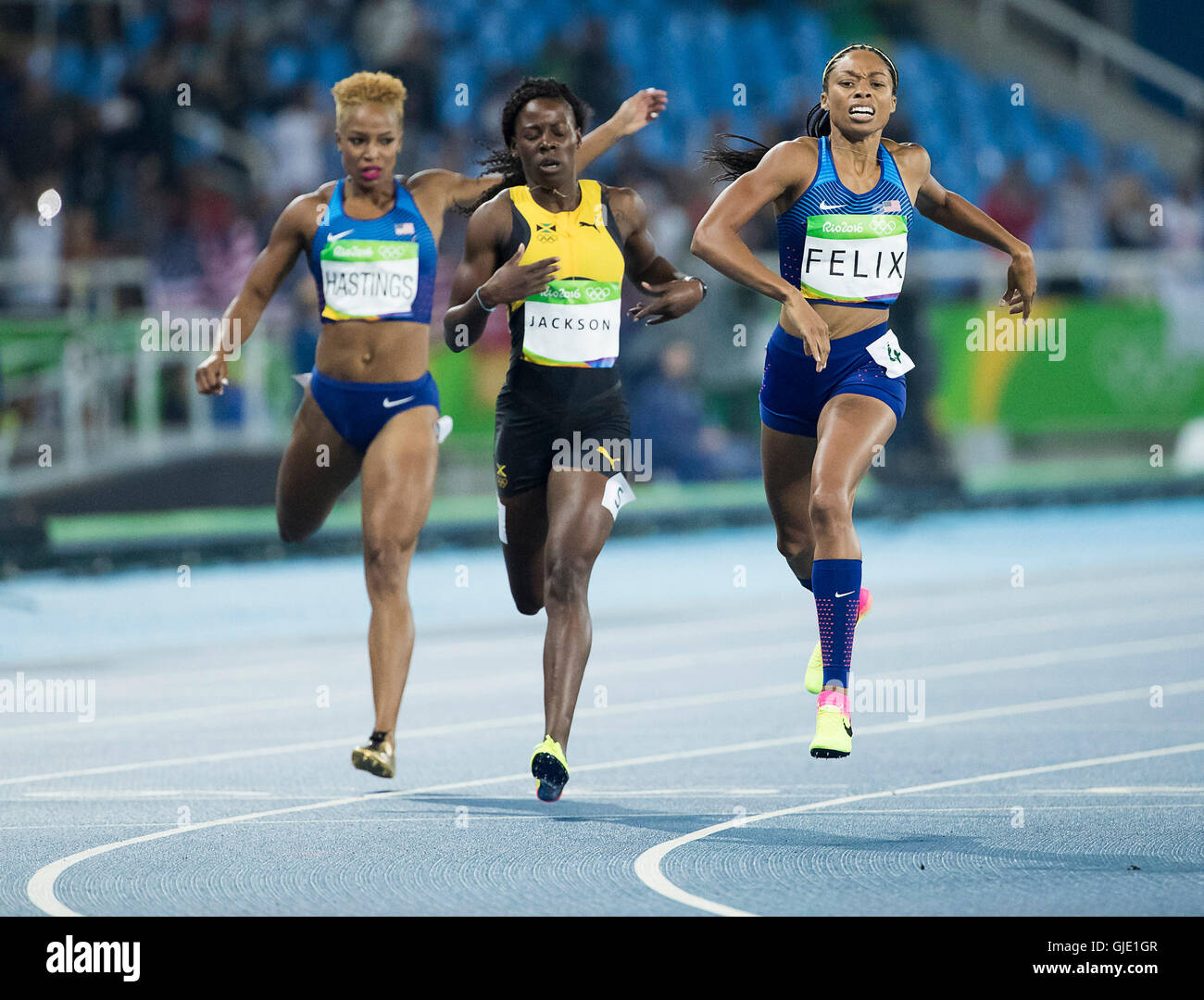 Allyson felix rio hi-res stock photography and images - Alamy