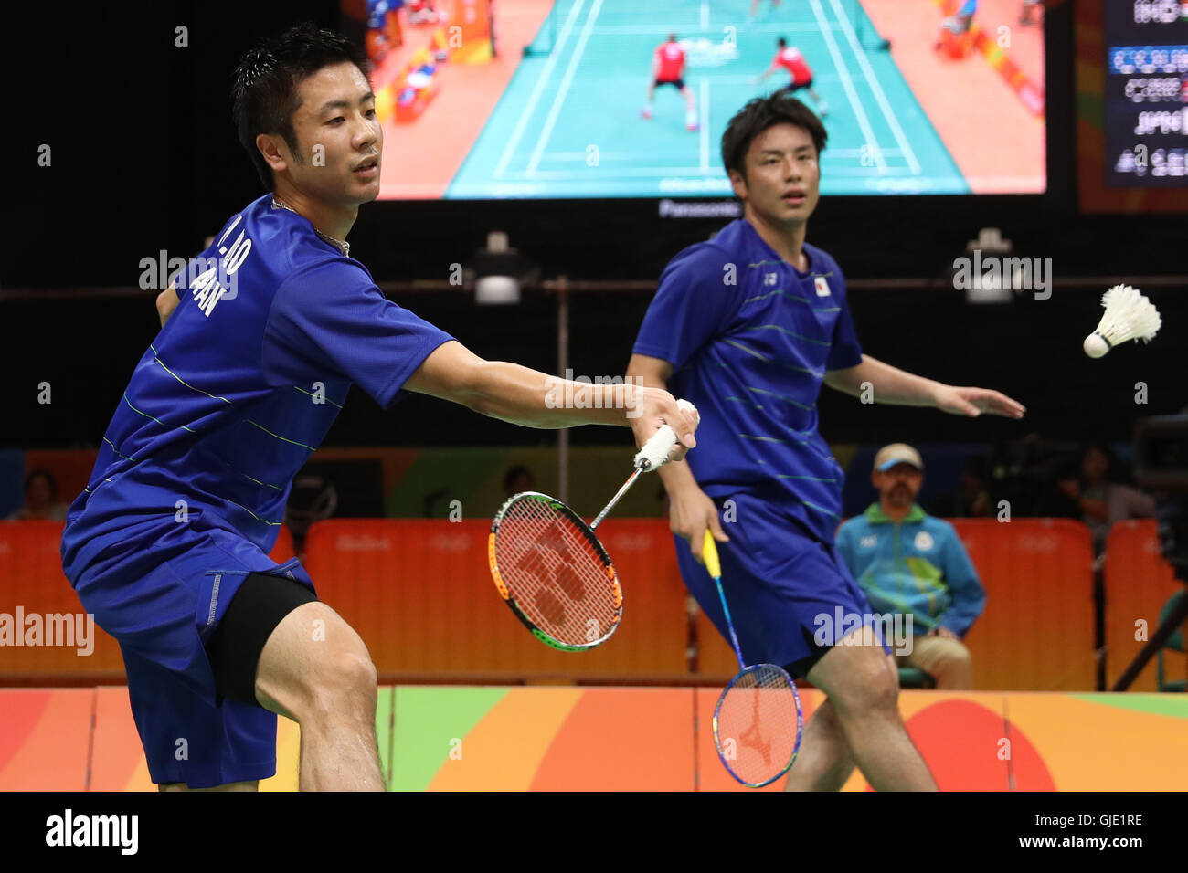 Rio de Janeiro, Brazil. 15th Aug, 2016. Hiroyuki Endo & Kenichi ...