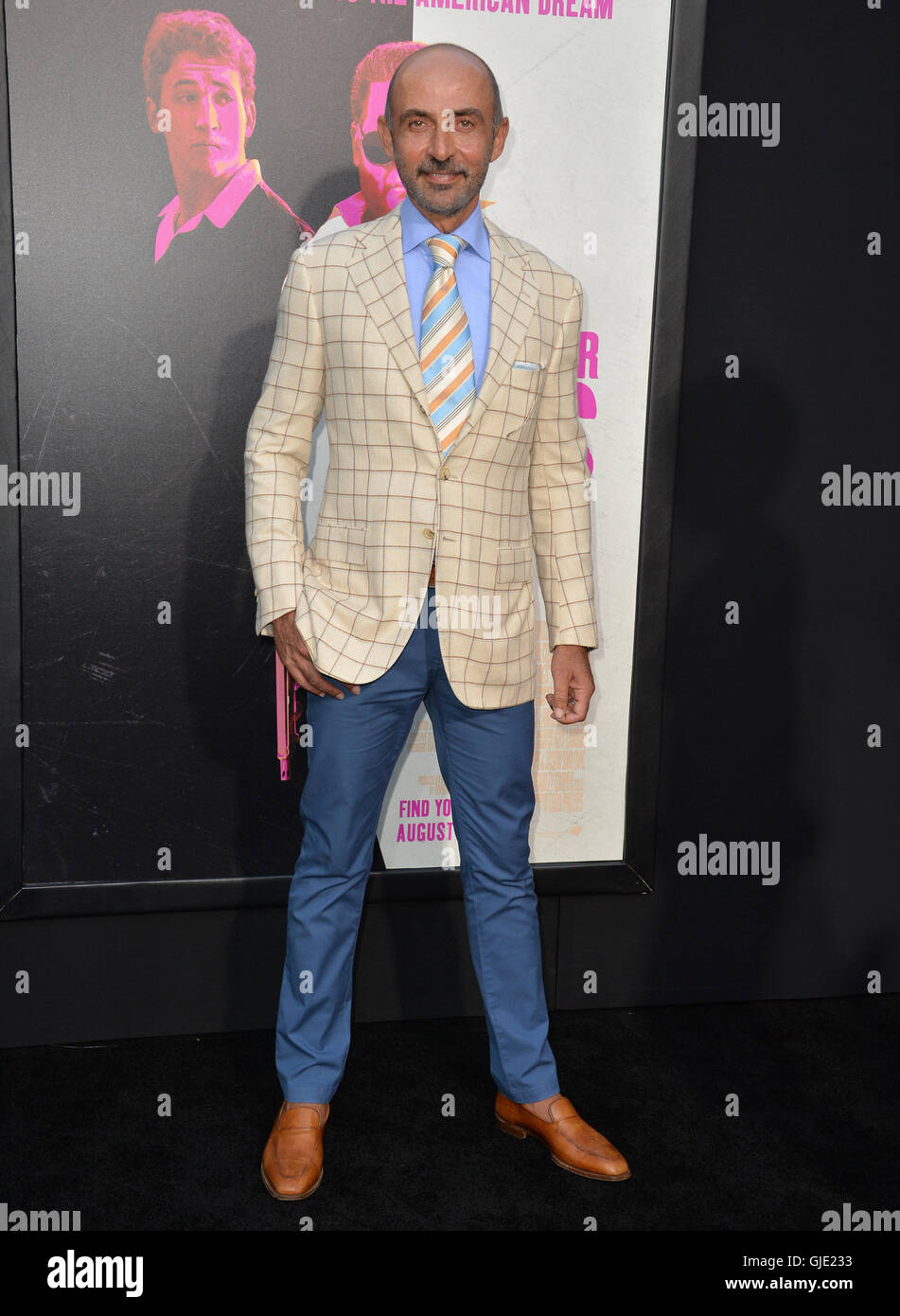 Los Angeles, California, USA. 15th August, 2016. Actor Shaun Toub at ...