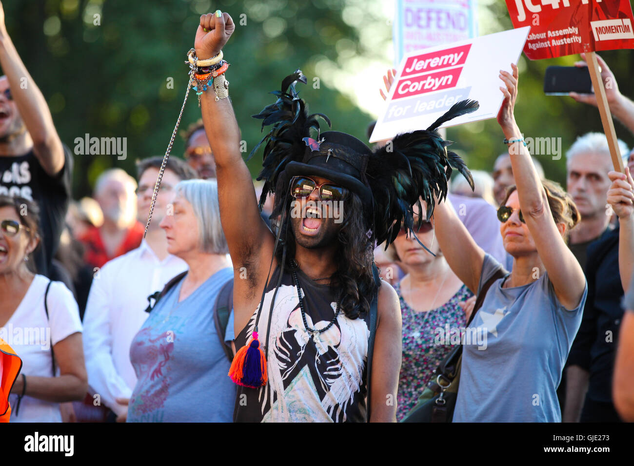 Highbury, North London, UK 15 Aug 2016 - Hundreds of Labour Party ...