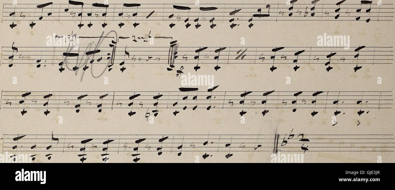 The orchestral parts for the opera 'Tabasco' by G.W. Chadwick, composed ...