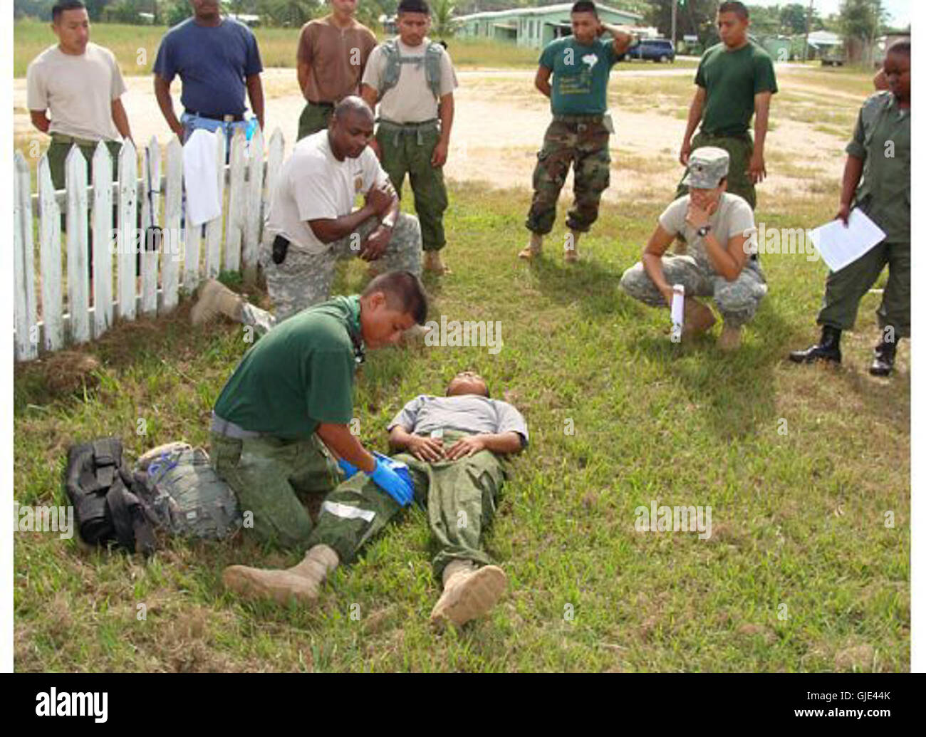 This document details the engagement of the Belize Defence Force with ...