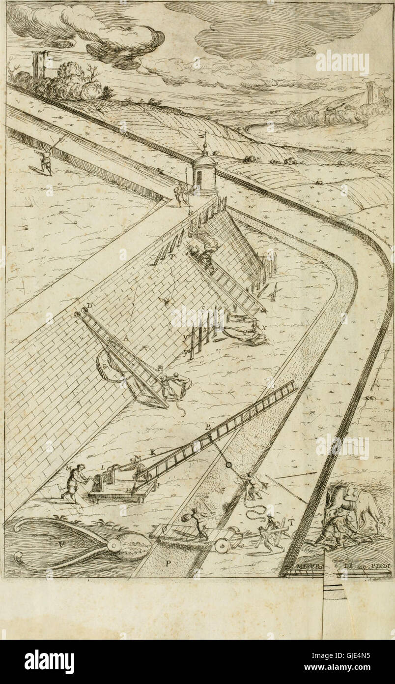 This 1624 work discusses the techniques of fortification, defense, and ...