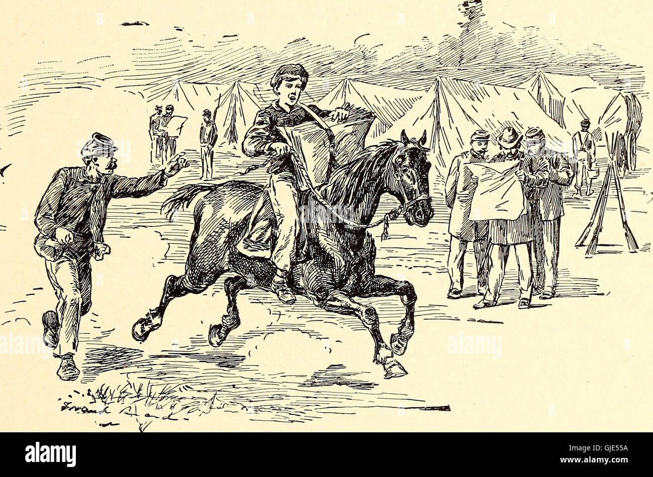 The blue and the gray, or, The Civil War as seen by a boy - a story of ...