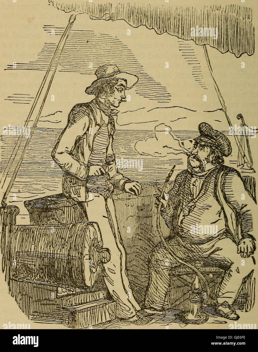 This 1900 illustration from *Vanity Fair* magazine presents a satirical ...