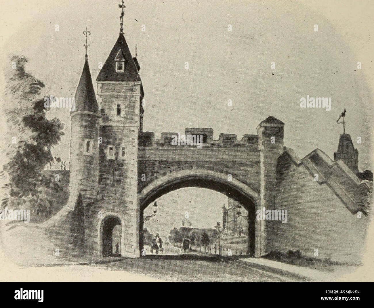 This image captures the contrasting seasons of Quebec in 1900 ...