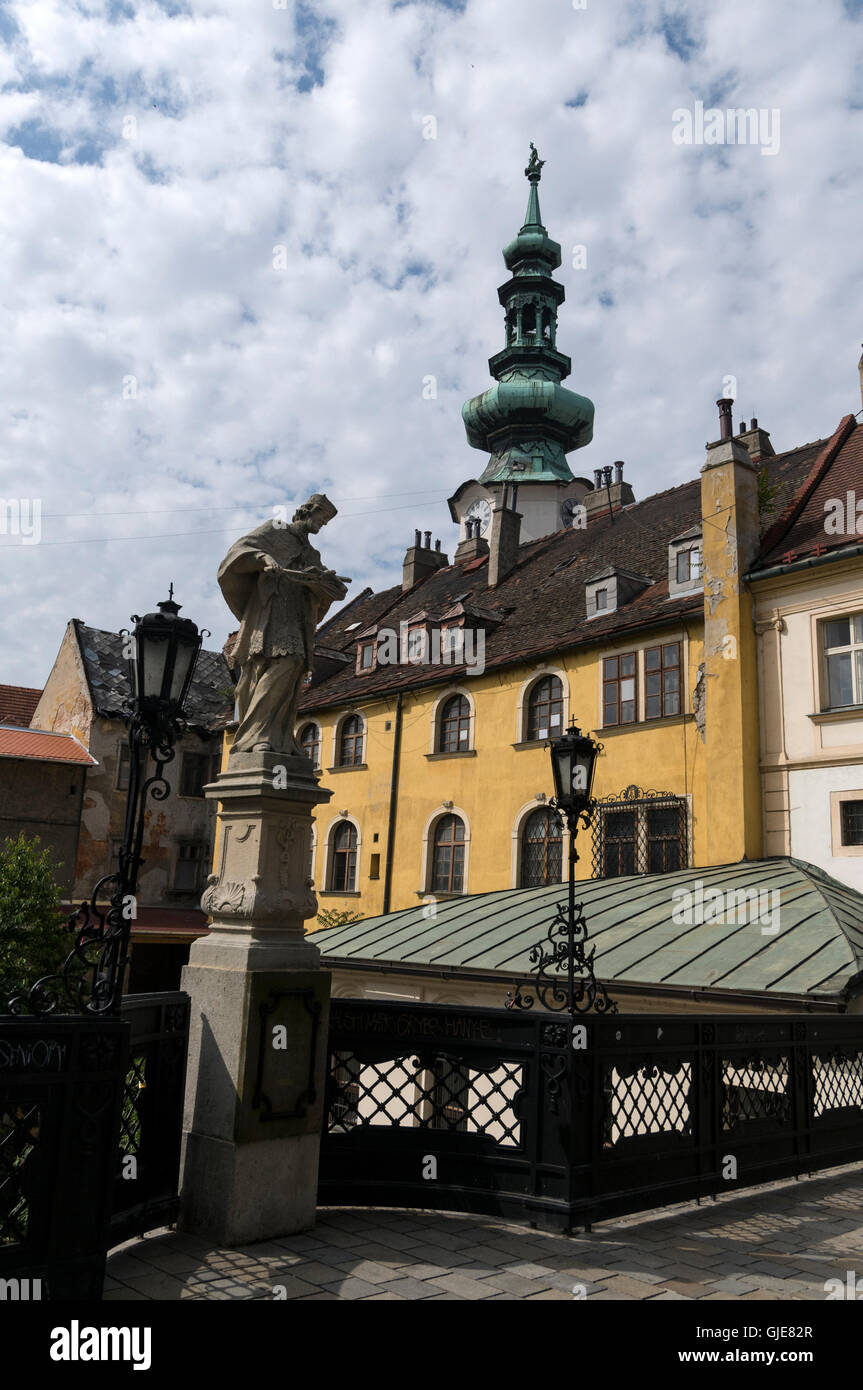 Michalska ulica ( Michalska Street )and the Saint Michael's Gate tower ...