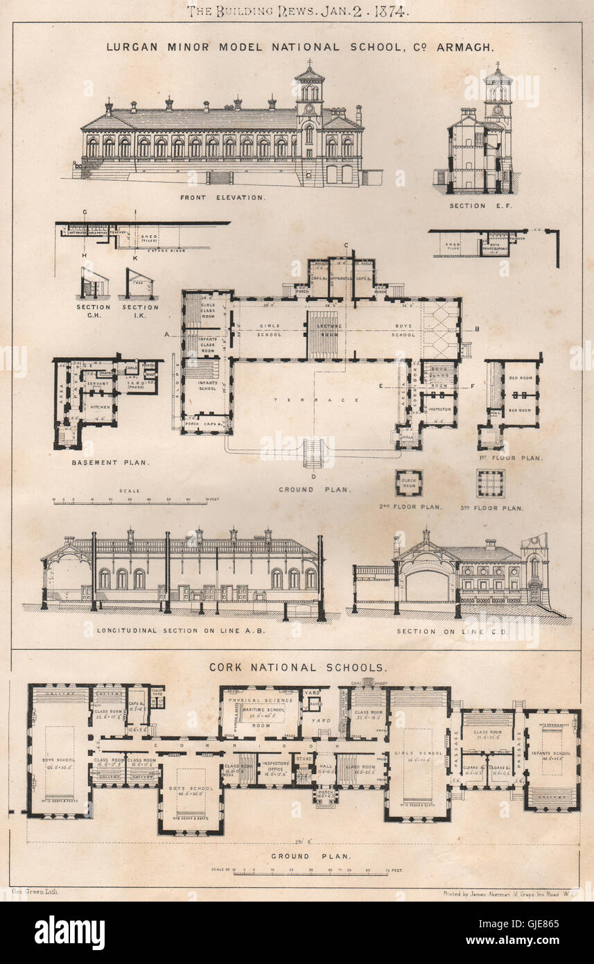 Lurgan Minor Model National School, Co. Armagh; Cork National Schools ...