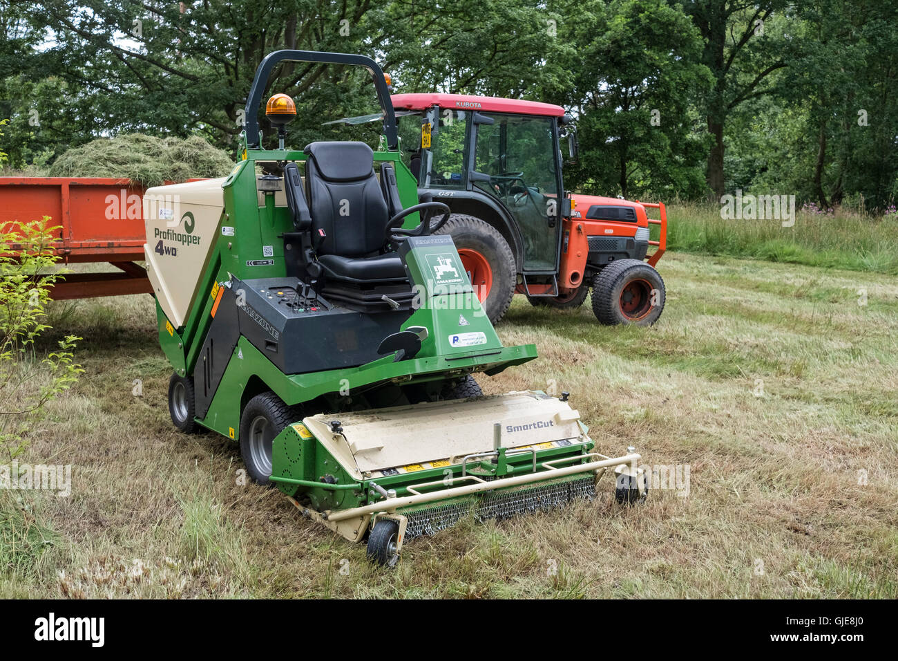 Tractor grass cutter High Resolution Stock Photography and Images - Alamy