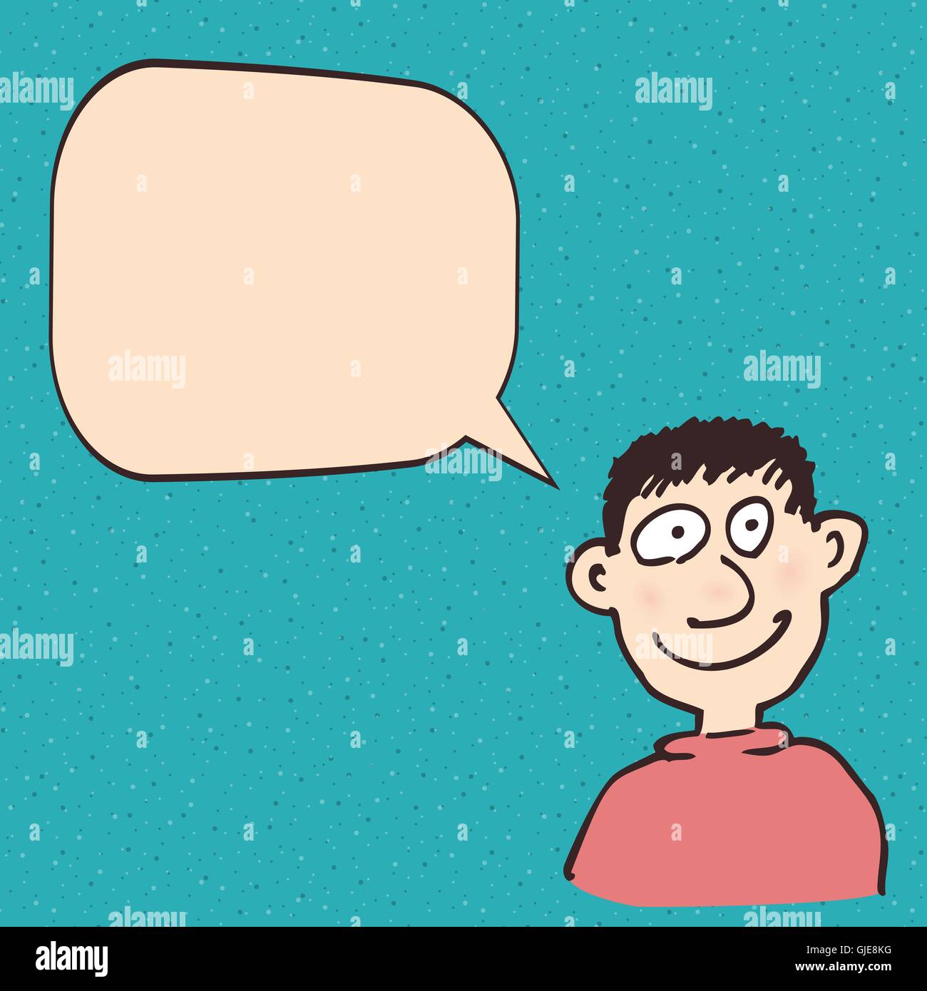Cartoon man talking Stock Vector Image & Art - Alamy