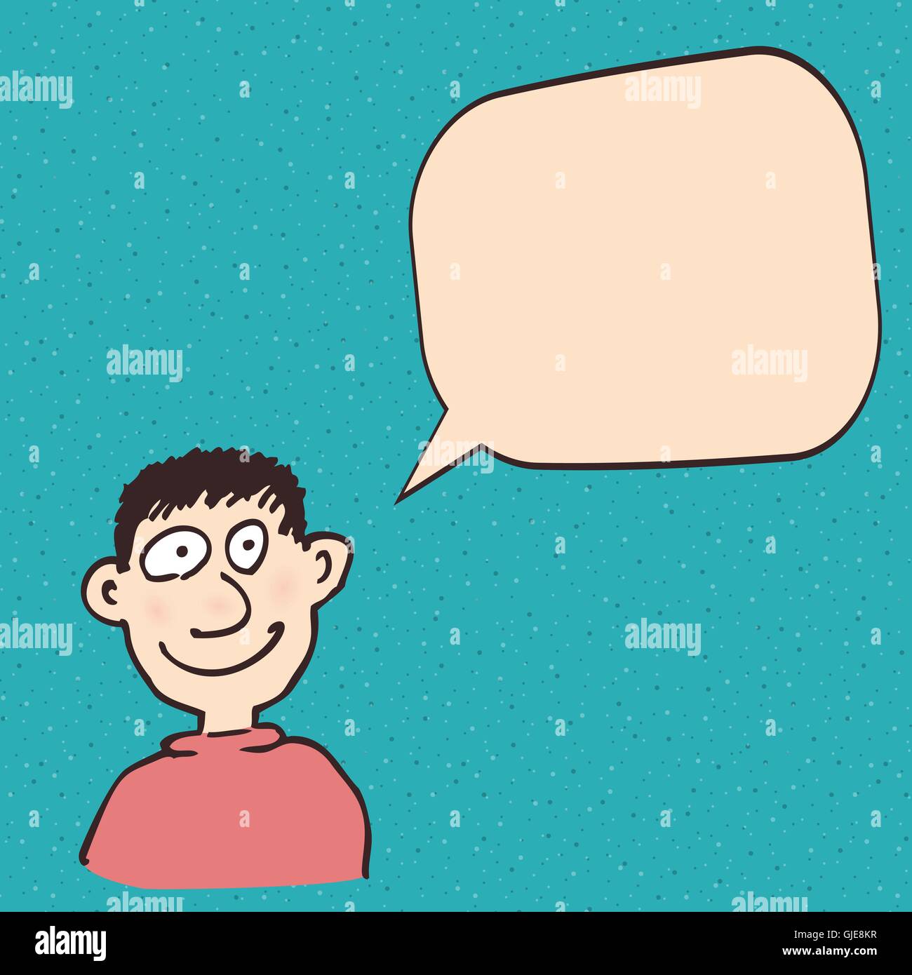 Cartoon man talking Stock Vector Image & Art - Alamy