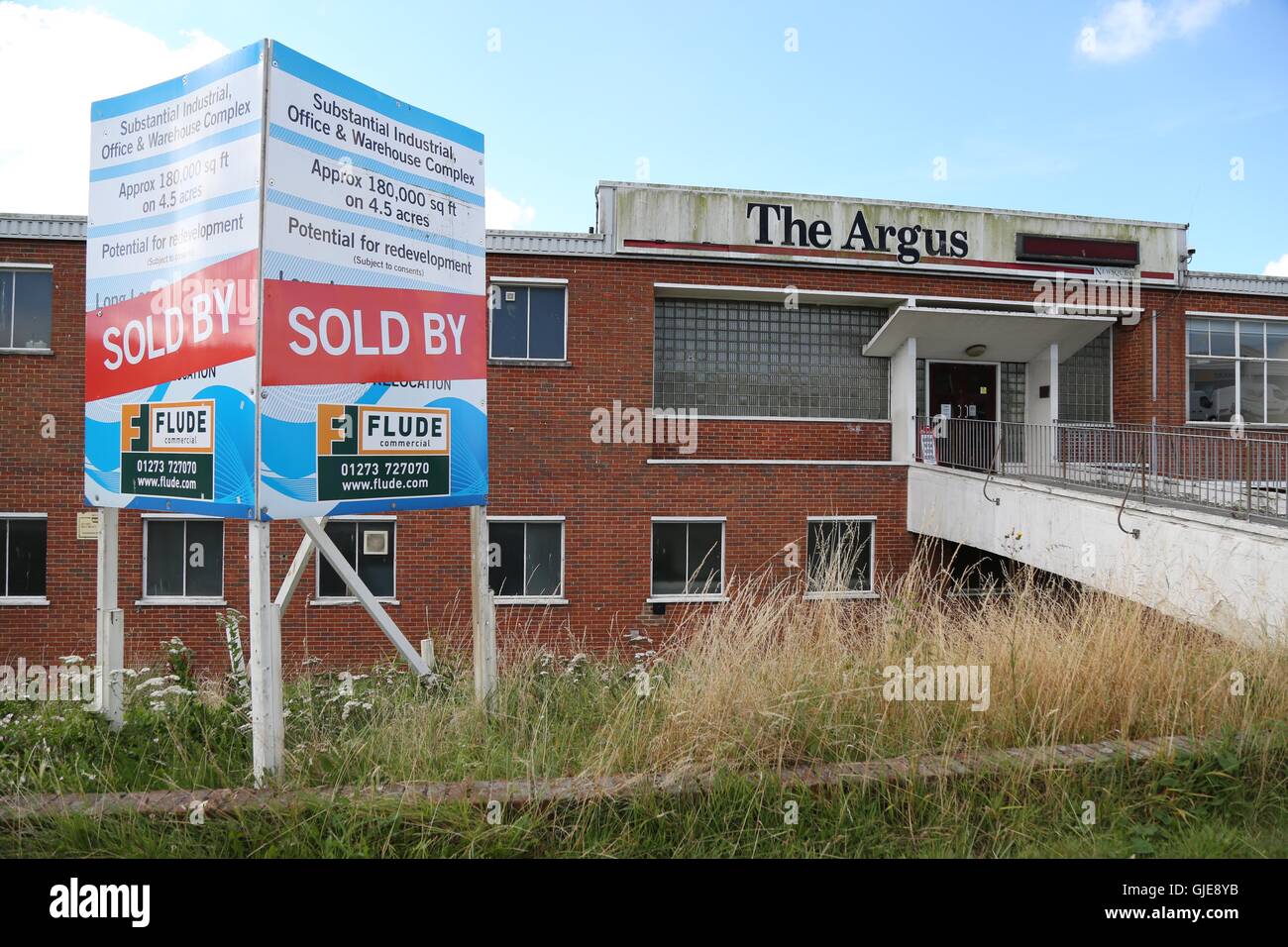 General view of Argus House, The Argus Newspapers offices in Crowhurst ...