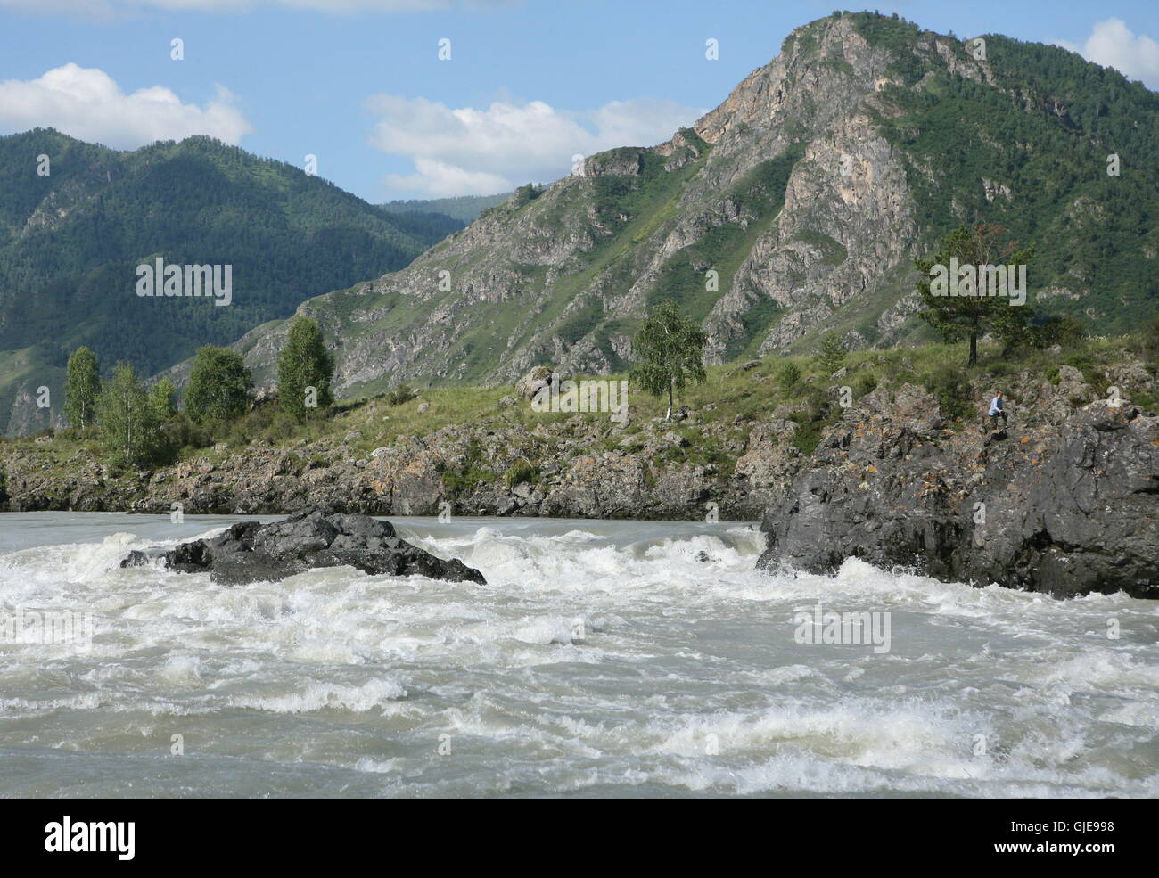 Altai region Russia mountain landscapes Stock Photo - Alamy