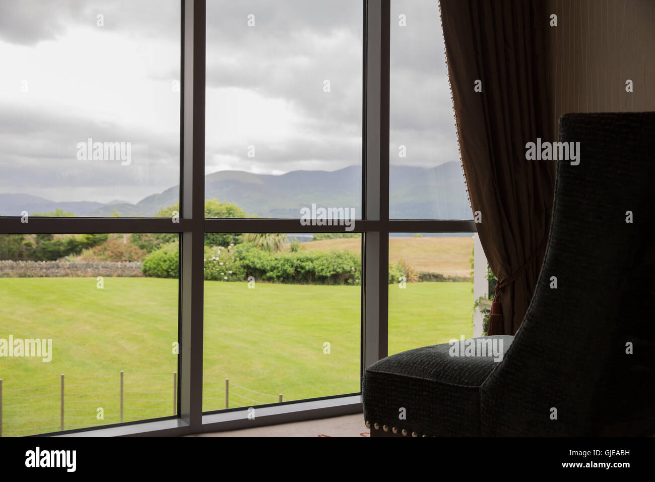 View from window country house hi-res stock photography and images - Alamy
